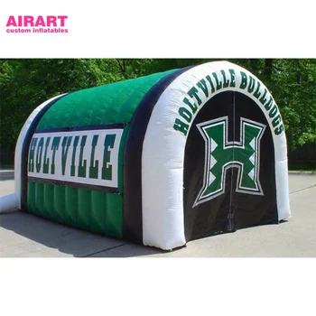 Football Blow Up Run Out Tunnel Inflatable Entrance Tunnel For Sports ...