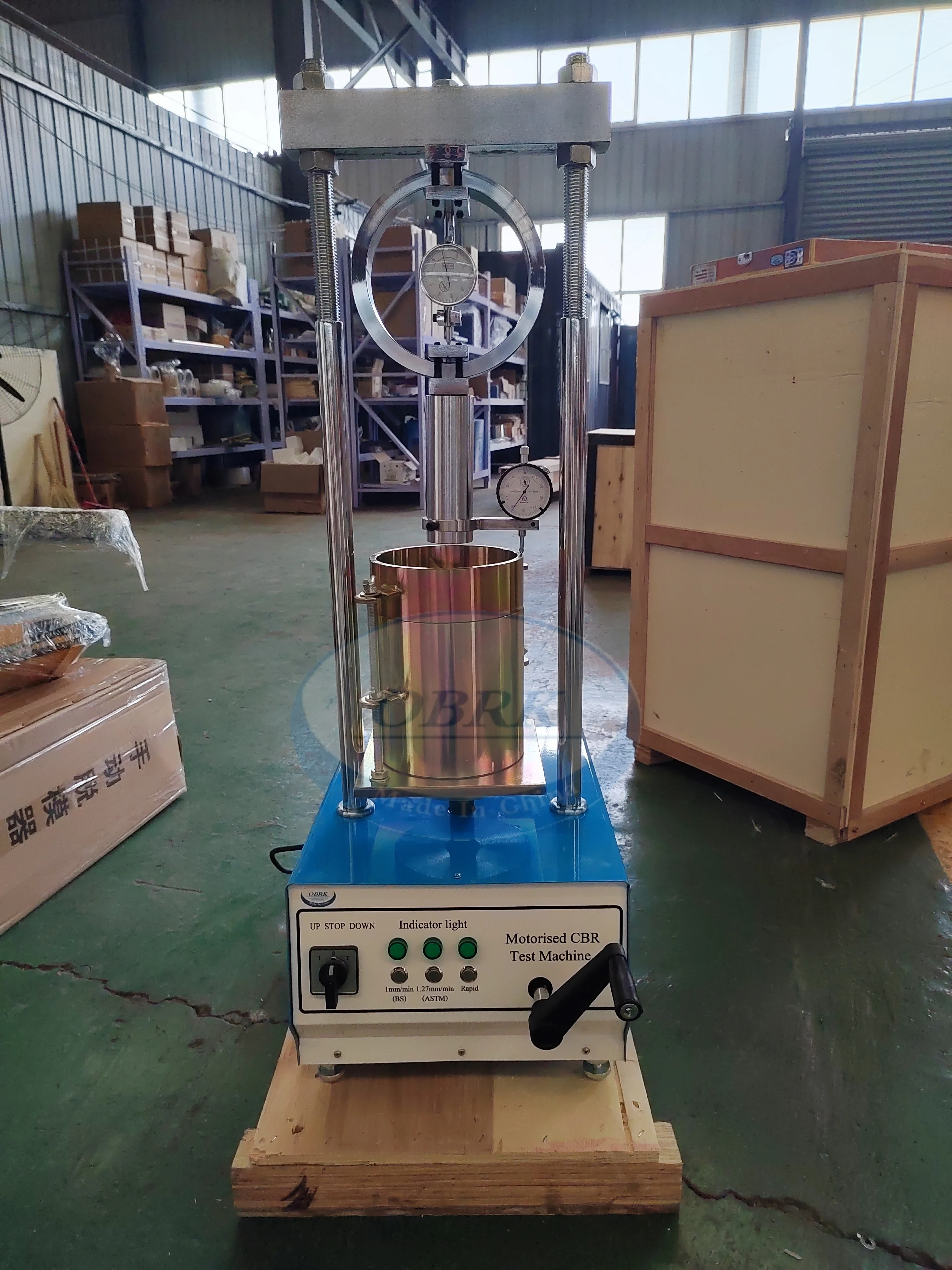 Lab Motorised CBR Test Machine - Asphalt Marshall Tester