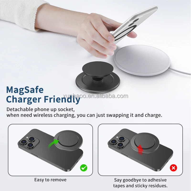 Promotional Gifts Magnetic Griptok up Socket Magnetic Phone Grip Holder ...