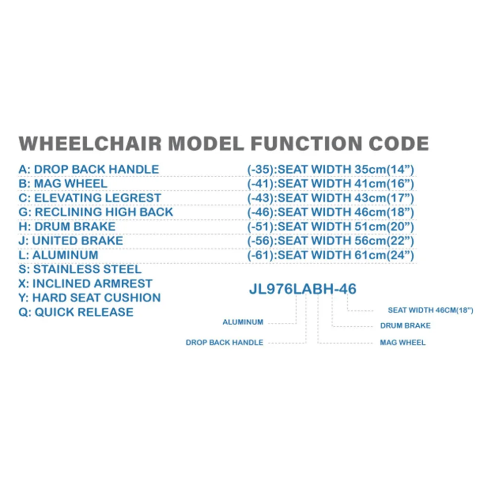 Ultra Lightweight Foldable Manual Wheelchair for Elderly