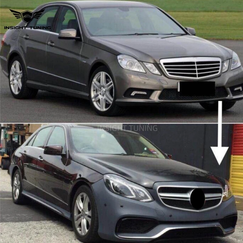 Pp Plastic W212 To E63 Bumper Side Skirt Body Kit 2012 2013 For ...