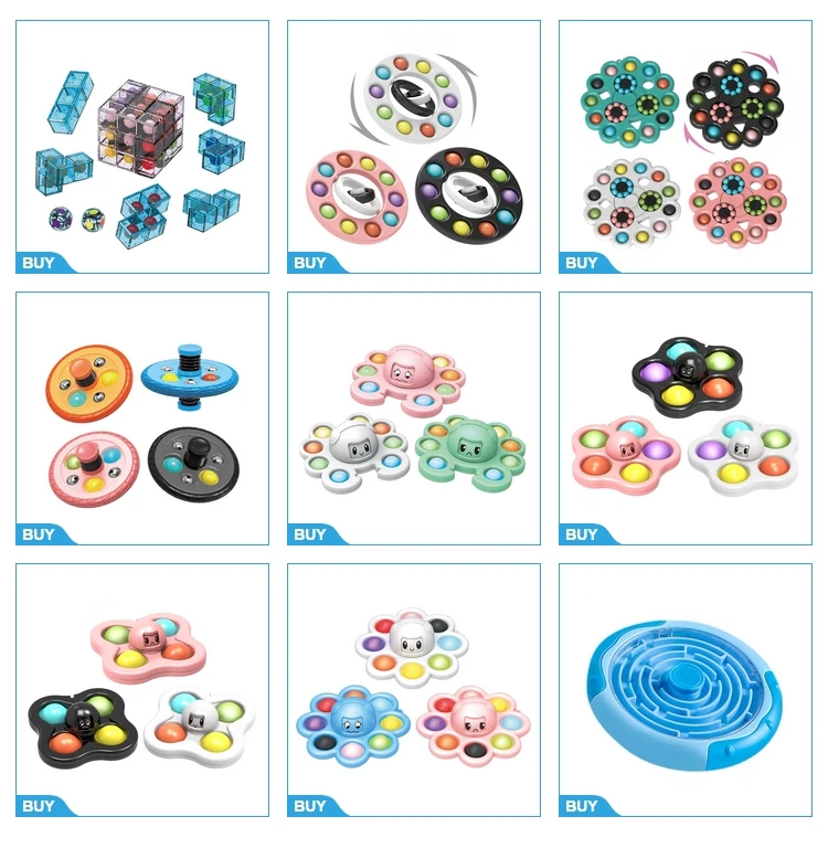 Stress Relief Spin Fidget Toys - Creative Fun for All Ages