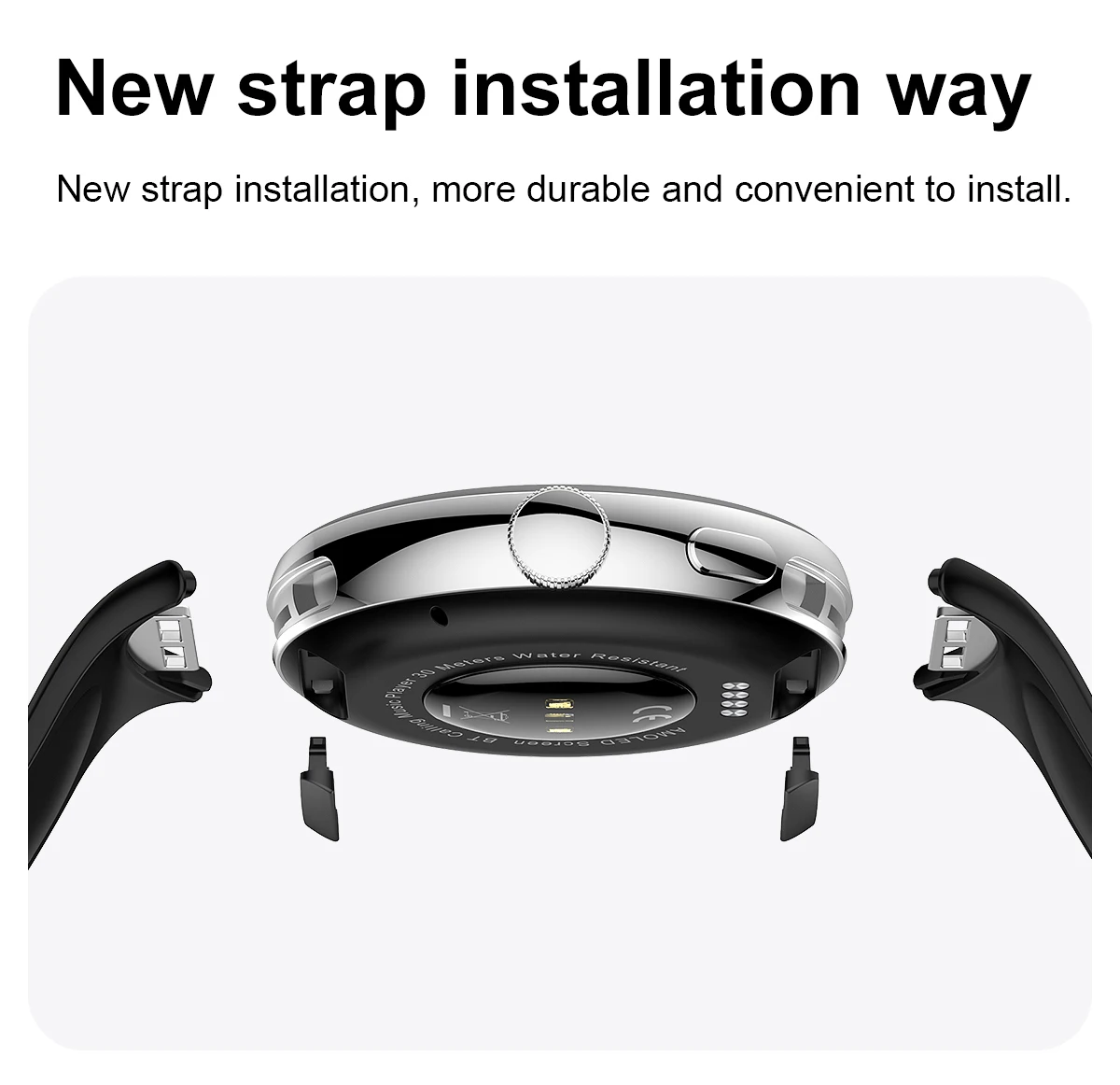In Stock LA24 Smartwatch with Heart Rate Monitoring & Activity Tracker ...