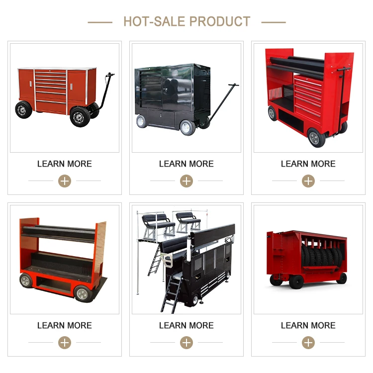 NEW Pit Box - Portable Racing Toolbox Cart with Custom Support