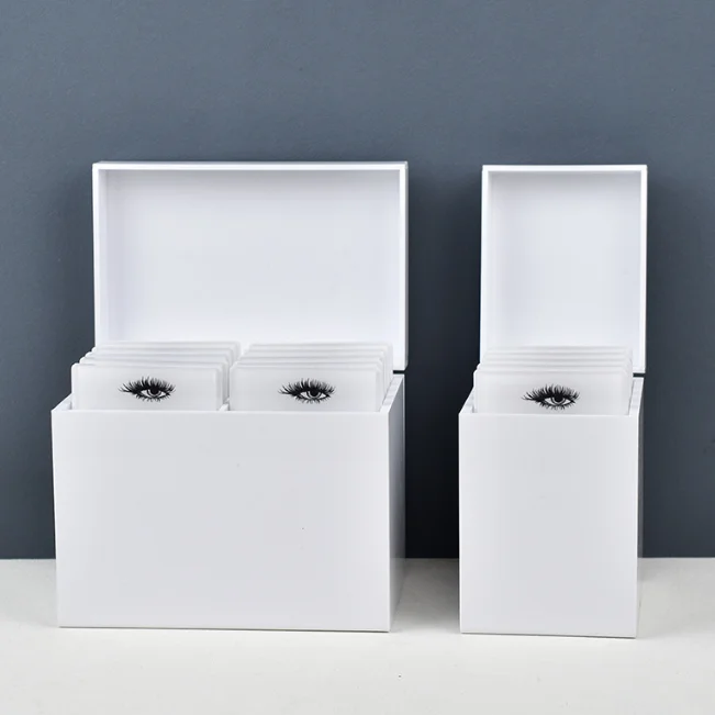 Eyelash Extension Acrylic Storage Box 10 Layers Pink Marble Lash Tile ...