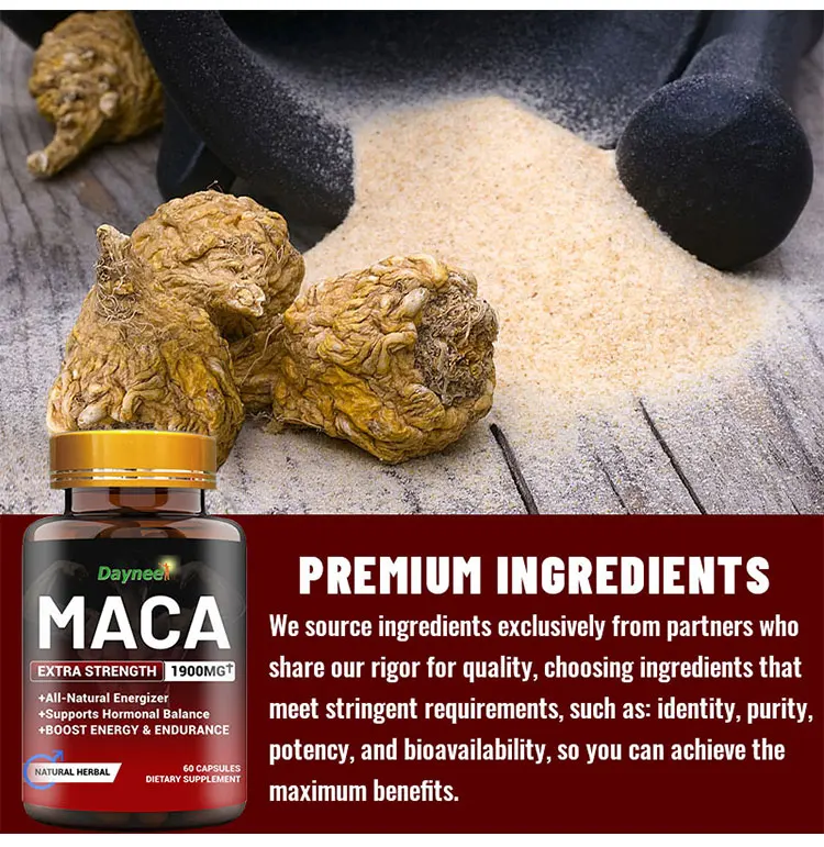 Maca Root for Men - Enhance Libido & Energy Supplements