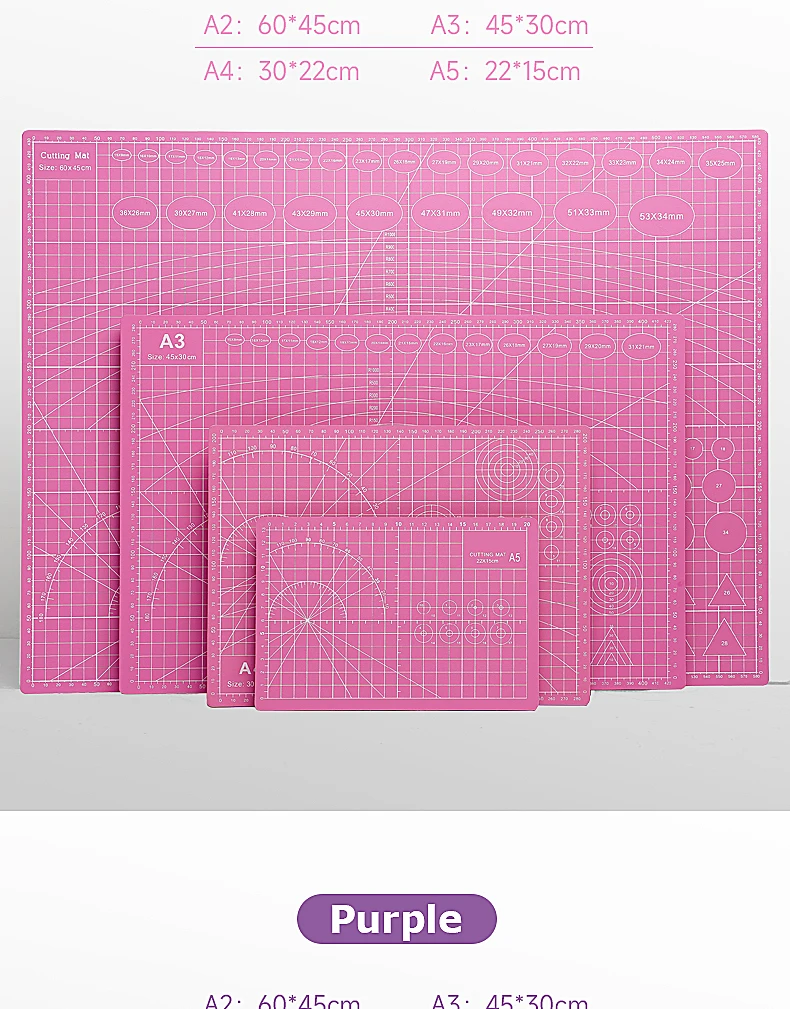 Art Craft Carving Mat - Mint Green Double Sided A5 Cutting Mat