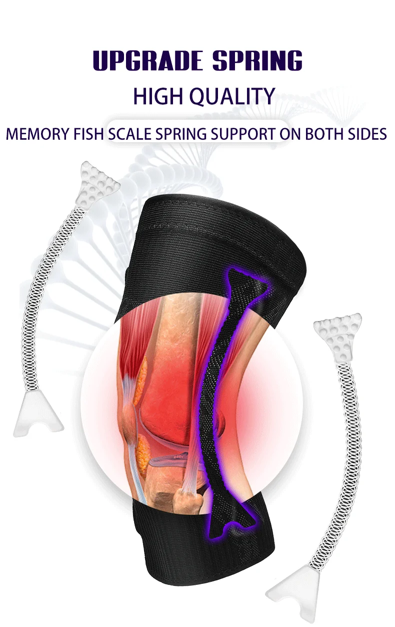 VEIDOORN Breathable Knee Support Sleeve - Elastic Compression Brace for ...