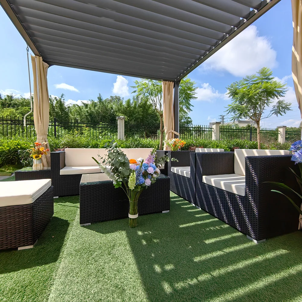 Outdoor Motorized Pergola Awning Systems Pergola Awning Canopy ...