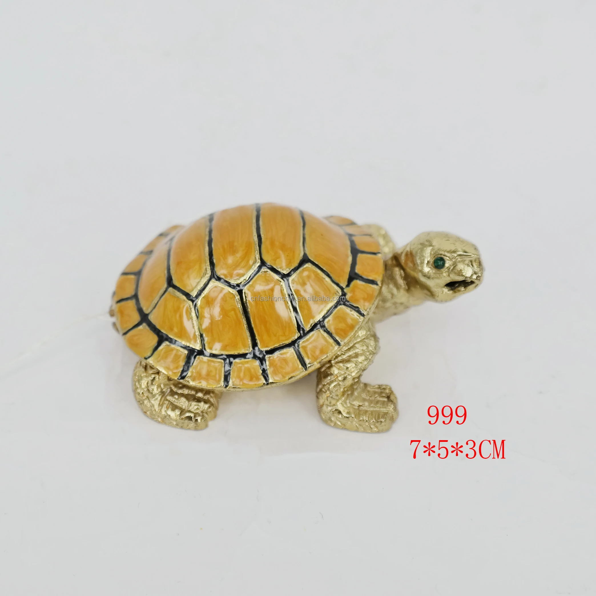 Sea Turtle Shape Hinged Jewelry Trinket Box For Small Jewelry Container ...
