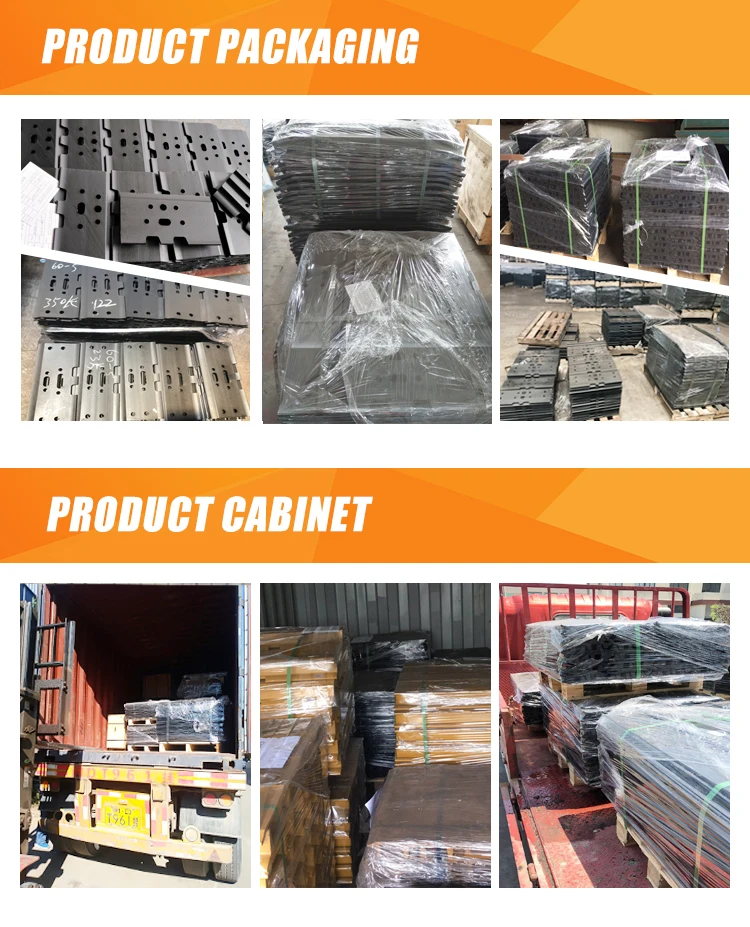 Excavator Steel Track Plate Track Shoe Triple Grouser Track Pad Width ...