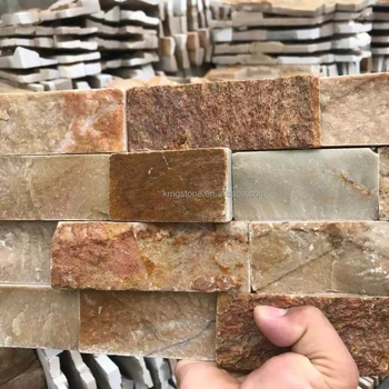 Natural Slate Stone Wall Panel Cladding Sand Culture Stone Veneer For ...