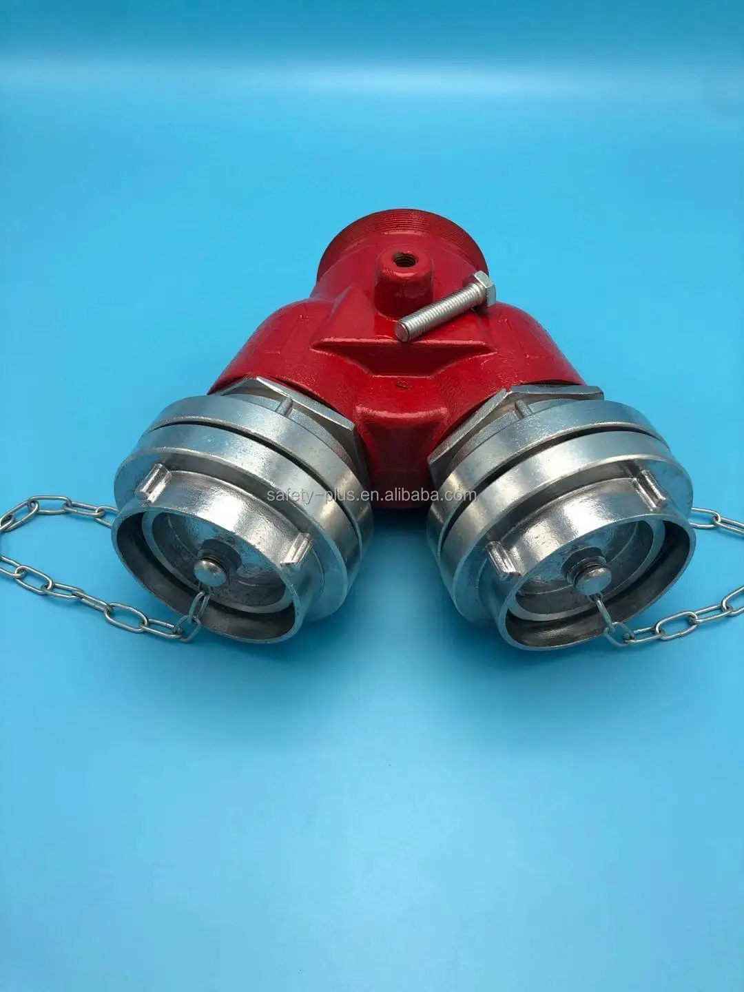 4'' Inlet Two 3'' Outlet Water Hydrant with Coupling 2 Way Breeching