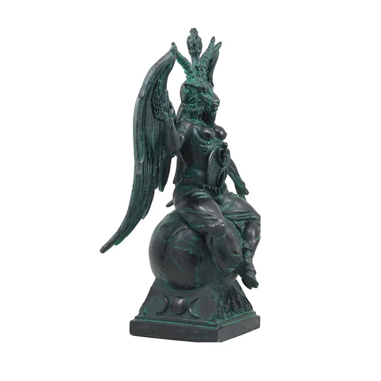 Baphomet Statue - Occultic Goat of Mendes Sculpture for Home Decor ...