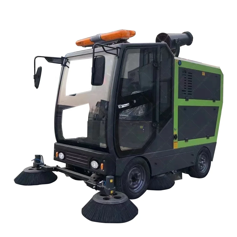 Mechanical Electric Vacuum Road Cleaning Sweeper Machine Truck with ...