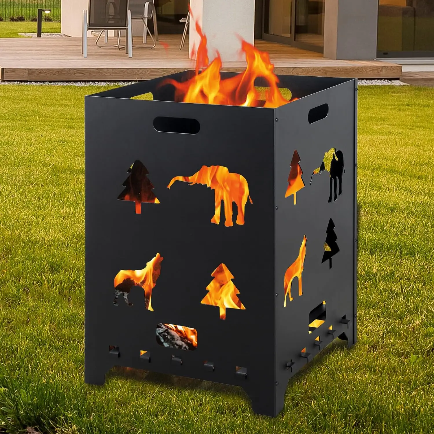 Alibaba.com: Carbon Steel Burn Barrel with Handle for Garden Waste ...