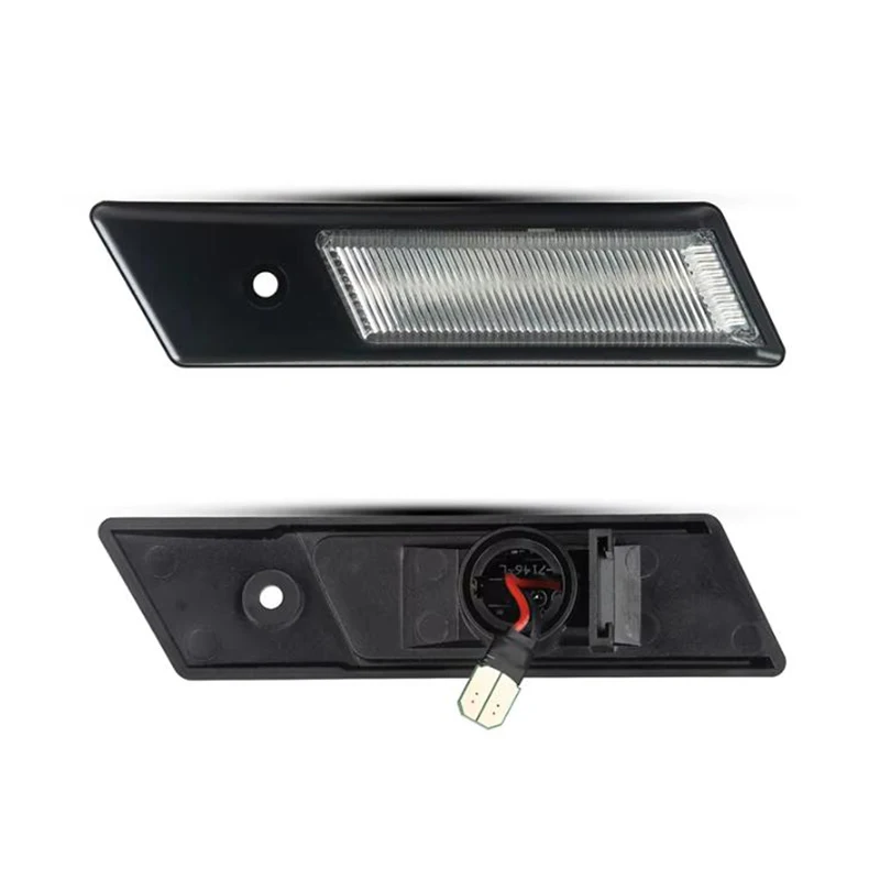 2pcs Dynamic LED Side Marker Light Turn Signal Sequential Blinker Lamps ...