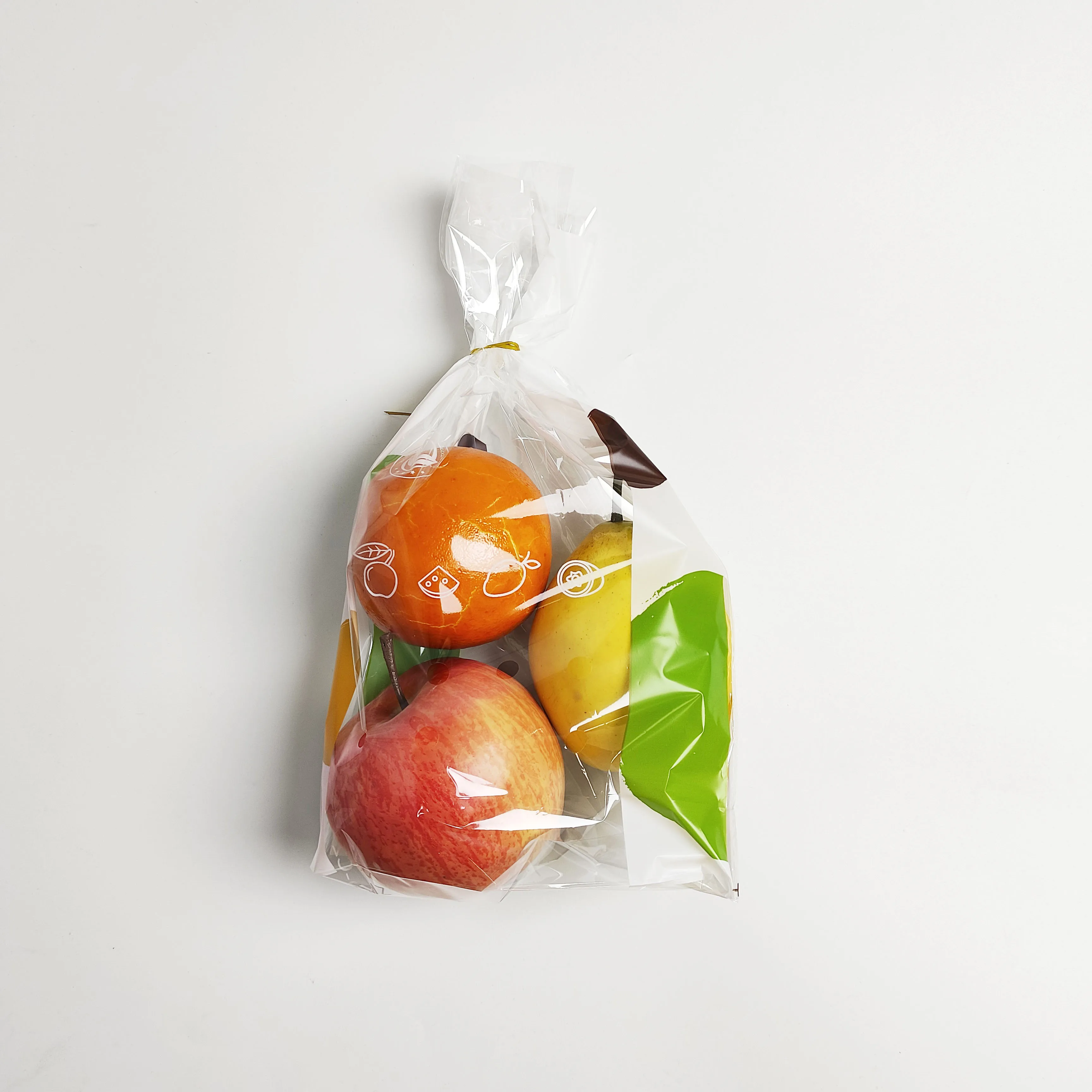 Custom Printed Logo Cellophane Polybag Packaging Clear Plastic Opp Poly ...