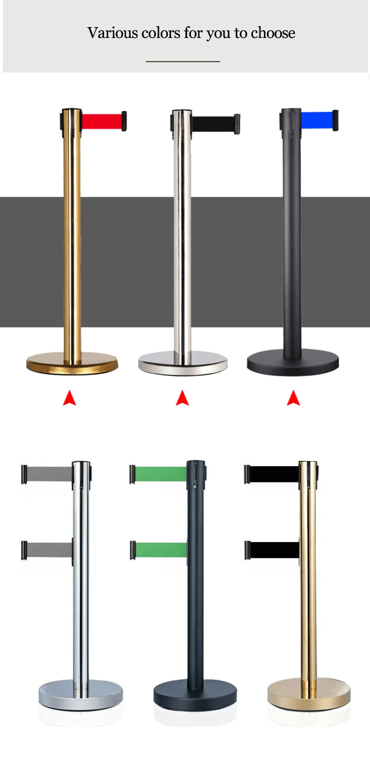 Stainless Steel Crowd Control Rope Barrier for Events