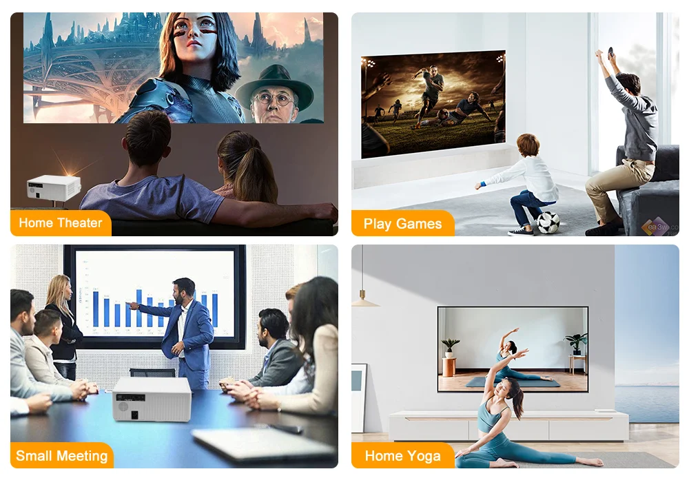 Everycom E700 Pro Projector 4k 14000 Lumens 1+16g Smart Led Laser ...