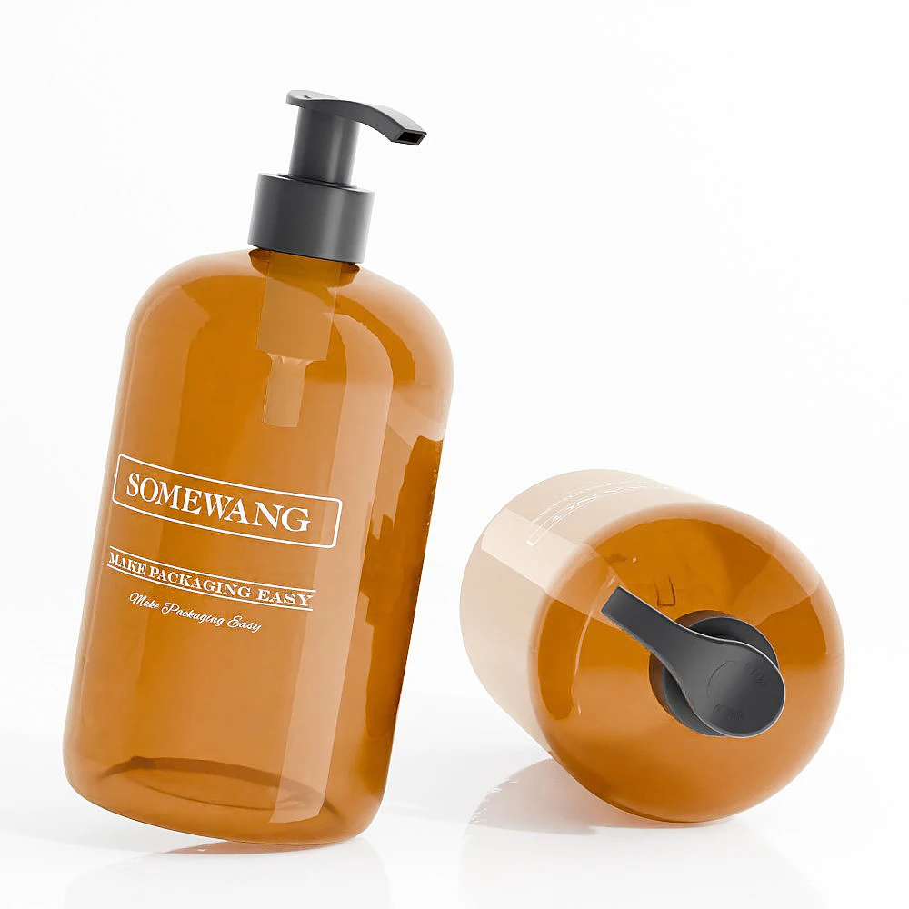 Alibaba.com: 500ML 950ML Cosmetic Packaging Lotion Spray Pump Plastic PET Bottle, customizable ...