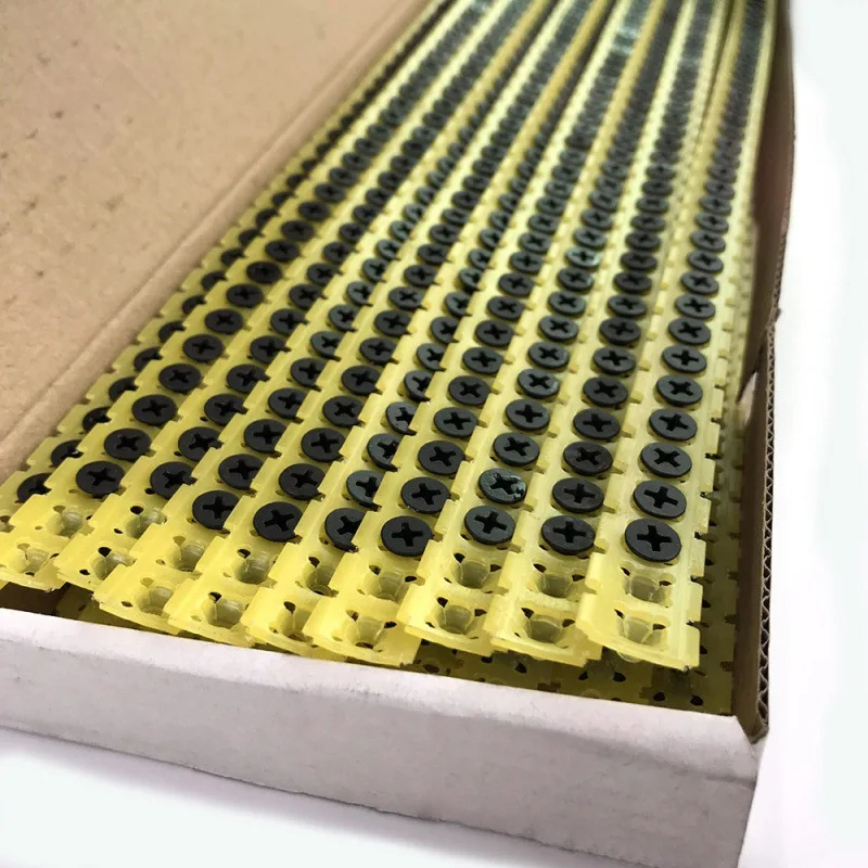 Plasterboard Plastic Strips Trip In Tape Bugle Head Collated Drywall ...