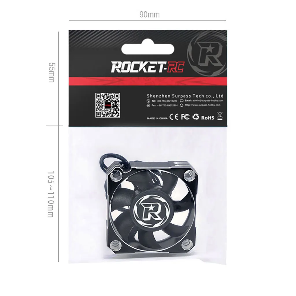 Surpass Rocket-rc 35mm Aluminum Cooling Fan 32000rpm For Motors Rc ...