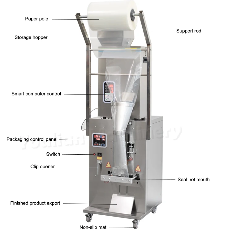 FZB-500 Vertical Powder Granule Sachet Bag Packing Machine