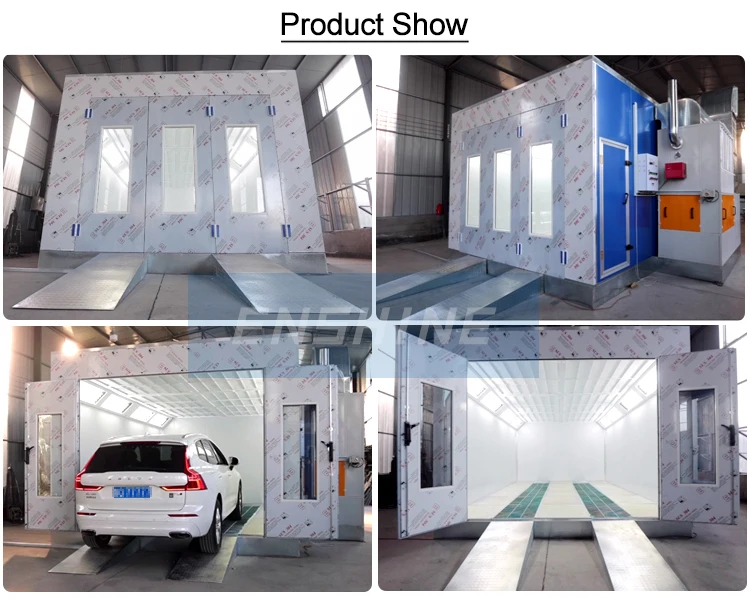 Customized Eps or Rock Wool Wall Panel Car Paint Spray Booth with ...