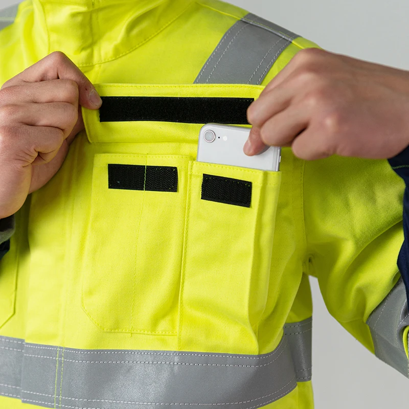 Industrial Reflective Men Uniform Workwear Clothing Highly Visible ...
