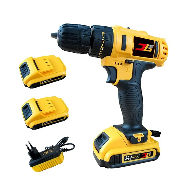 21v Lithium Battery Brushless Power Drills Power Tools Combo Set