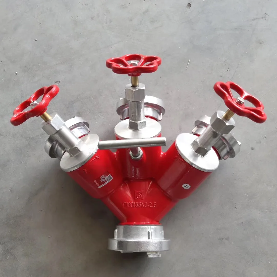 Wholesale Three-Way Wye Hydrant Water Divider with Shut-Off Valves 2 ...