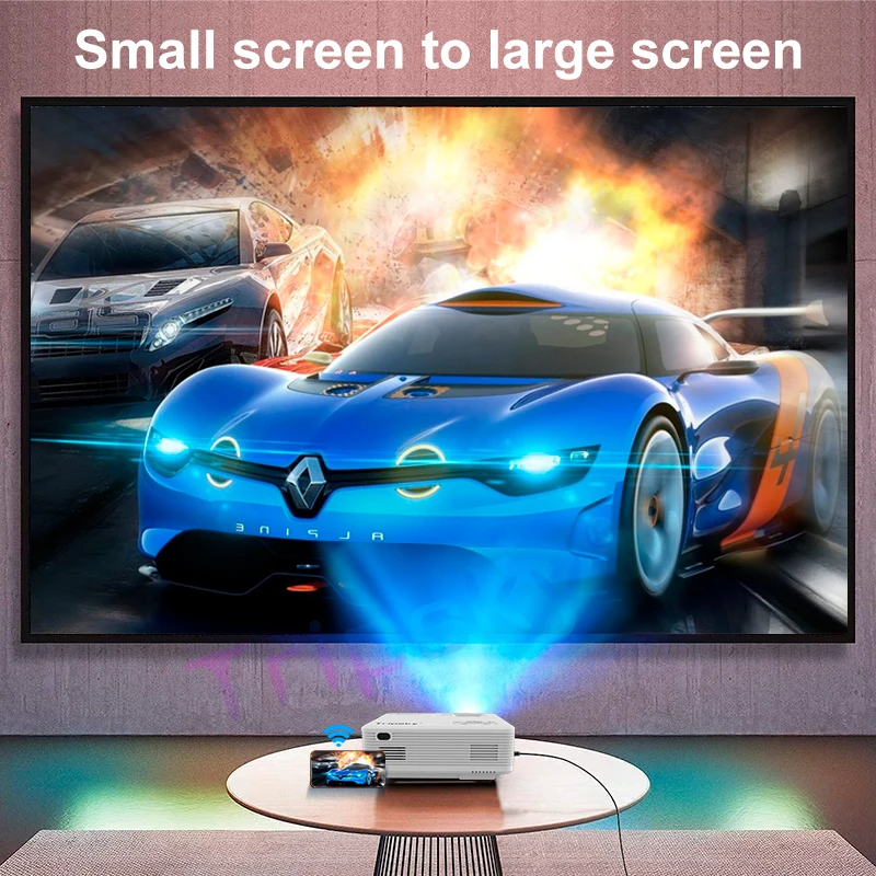 Tripsky Professional Full Hd Led Projector 3d Home Theater Lcd ...