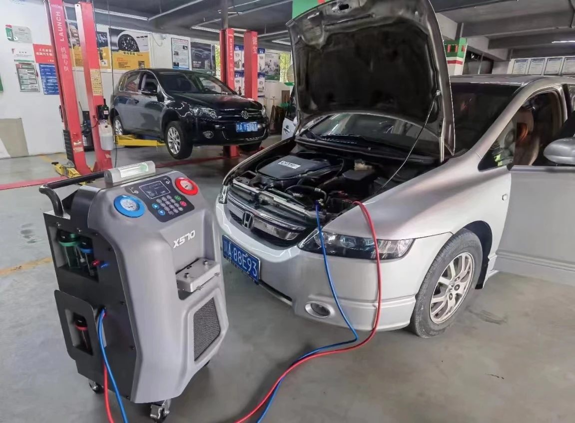 R134a Car Refrigerant Filling Machine Automatic Air-conditioning ...