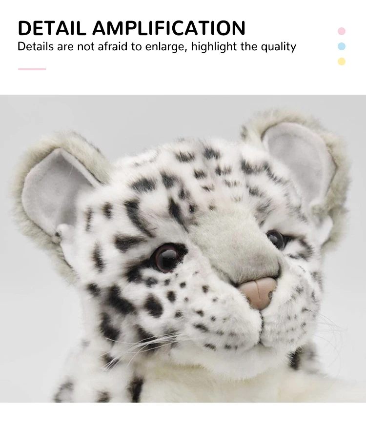 Factory Customized Cute Wild Leopard Hand Puppet Plush Hand Puppet For ...