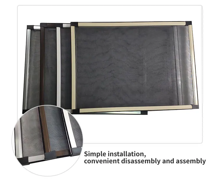 Portable Aluminum Spare Parts Sliding Extensible House Insect Window ...