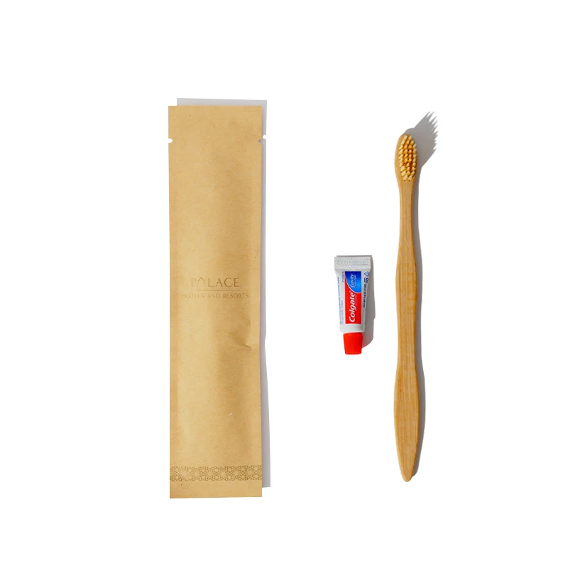 FSC Certificate Kraft Paper Bag Sachet Package Hotel Supplies Amenity