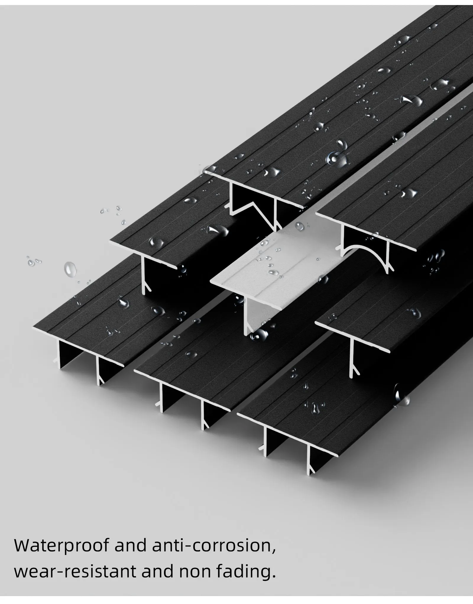 Aluminum Shadow Gap Type Suspended Ceiling Corner Profiles Tile ...