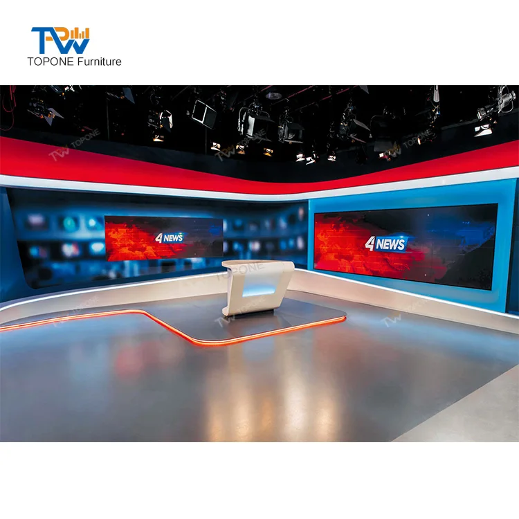 Wholesale Customized Modern Radio Sports Live Stand Broadcast Studio ...