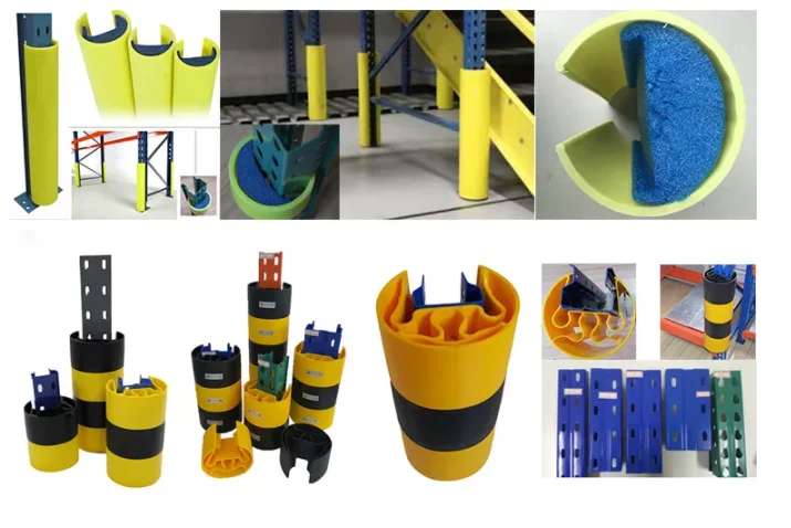 Warehouse Pallet Rack Upright Corner Protector Plastic Rack Post Guard ...