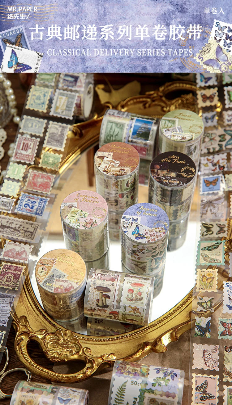 Retro Medieval Style Ledger Album Label Stationery Scrapbooking Vintage ...