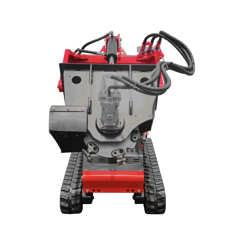 25hp Diesel Power Walk Behind Crawler Mini Skid Steer Loader