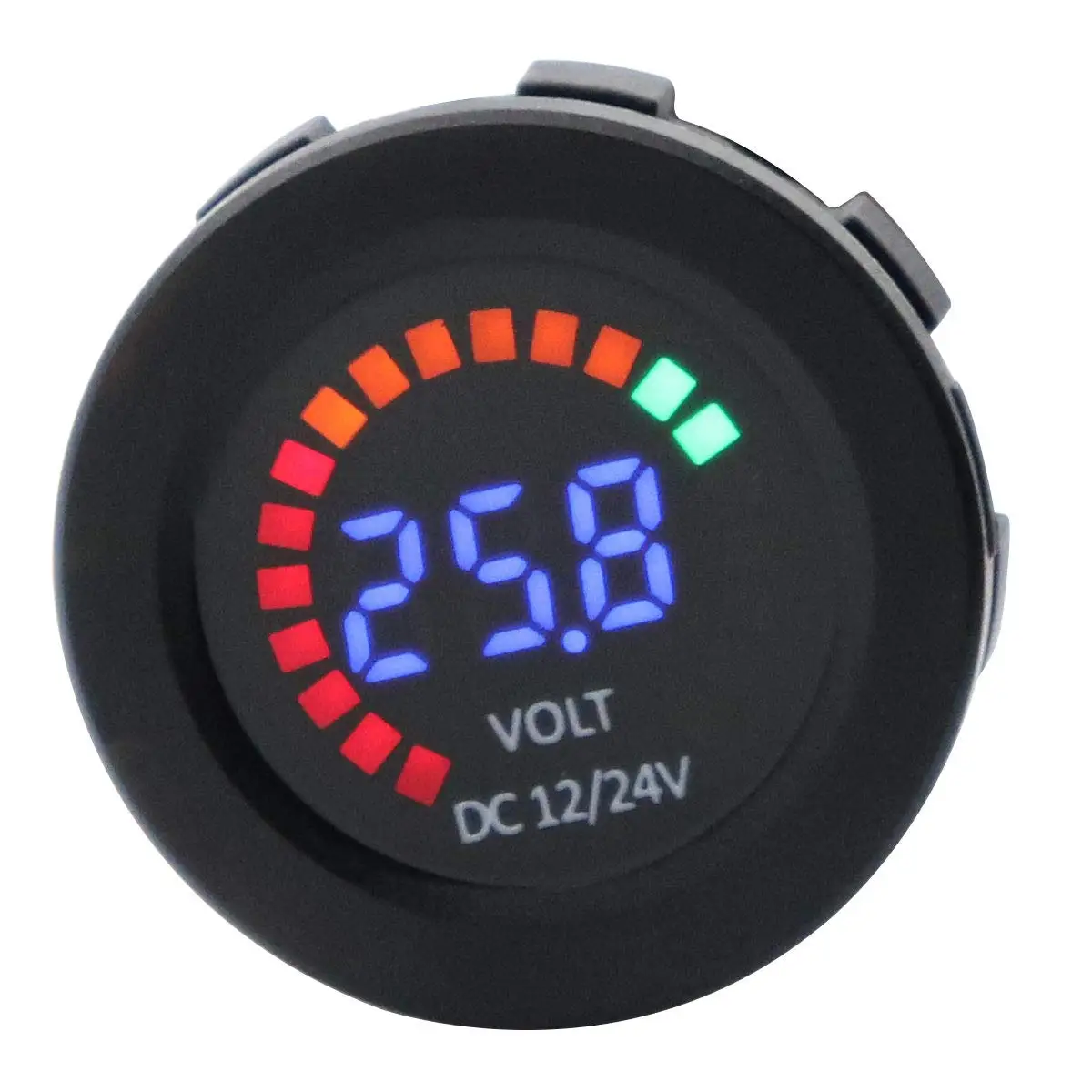 12vdc Voltmeter With Led Digital Gauge With High Quality Model - Buy ...