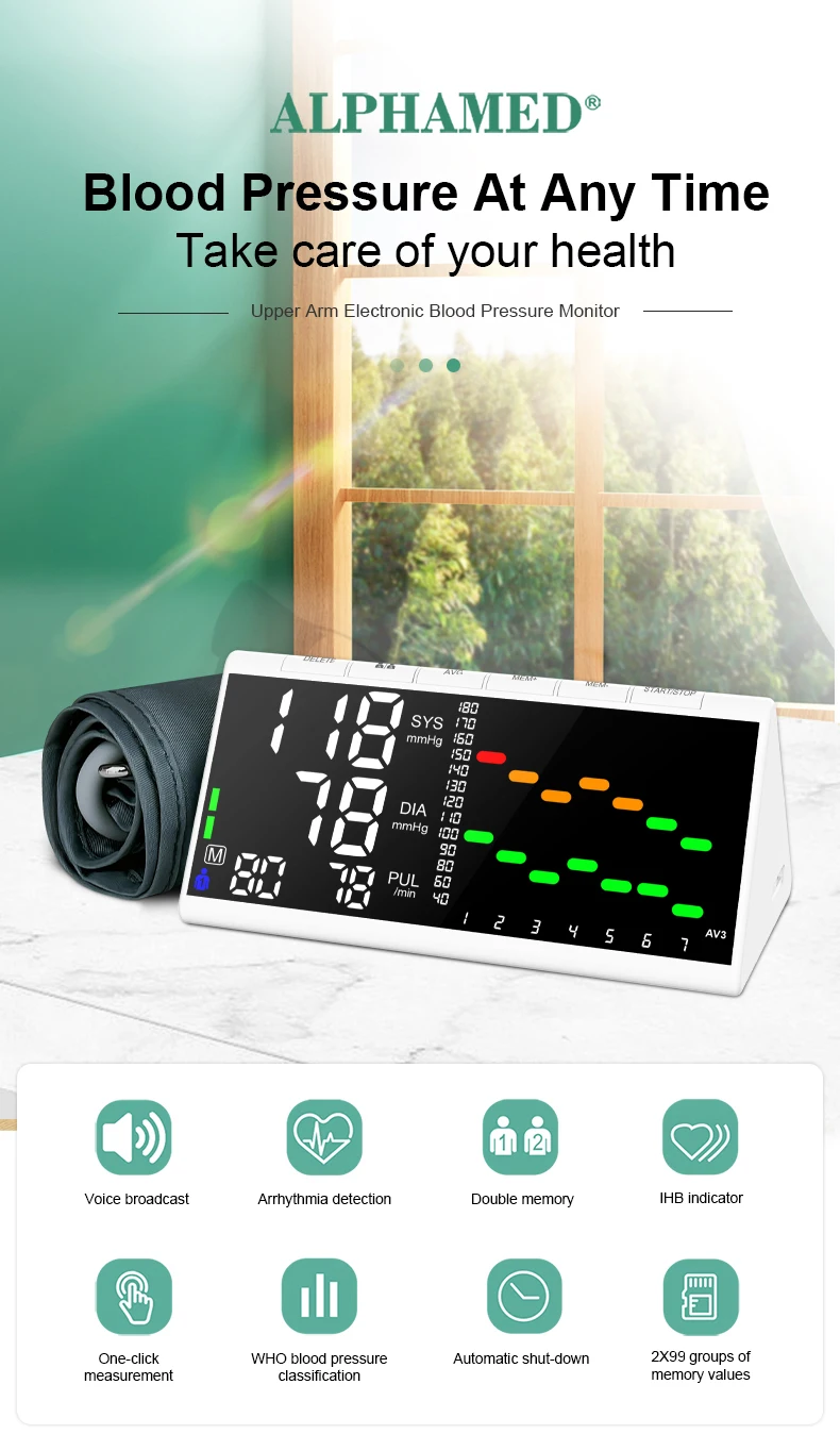 Rechargeable Trend Home Digital BP Monitor - Portable & Accurate