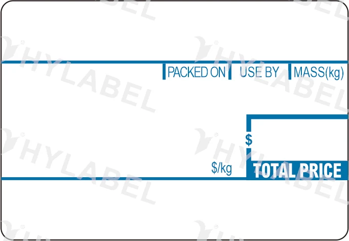 Customized Stickers Label 58x40 Supermarket Weighing Electronic Scale ...