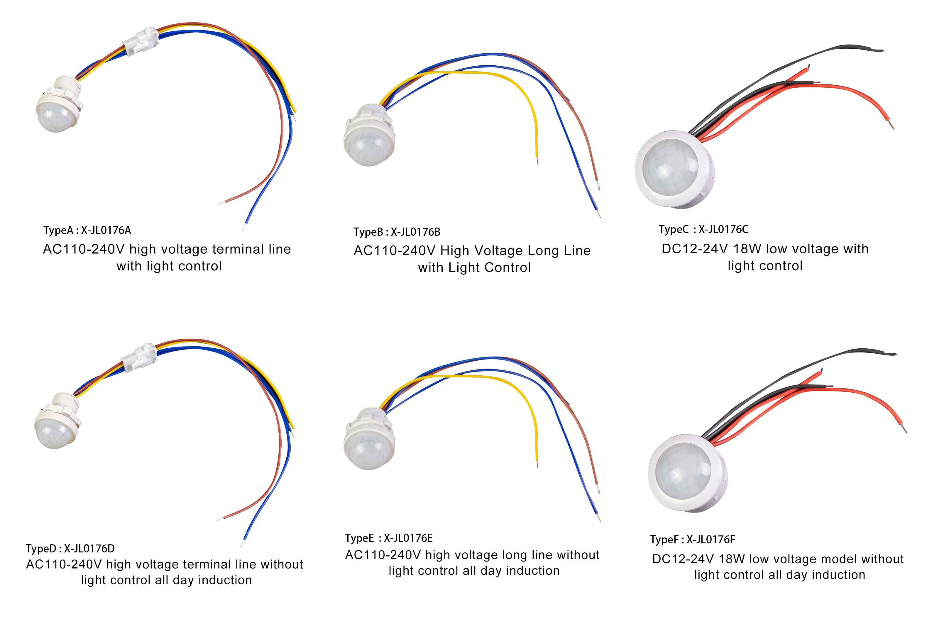 PIR Motion Sensor Light Switch - LED Infrared Detector with No ...