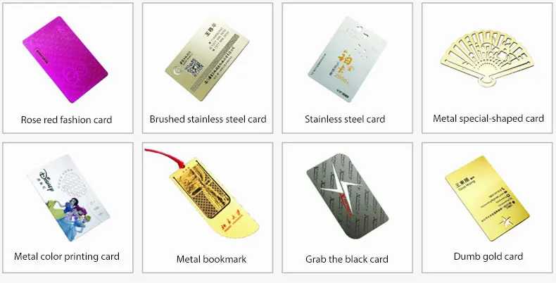 Factory Manufacture Various Digital Business Card NFC Metal Card Blank ...