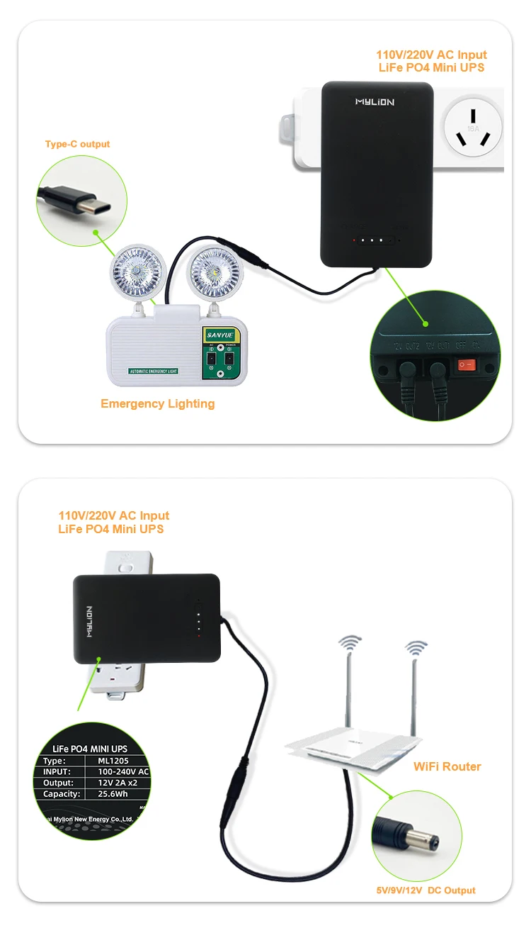 Ups Wifi Router Backup 12v 2a Dc Ups Battery Power Supply 12v 8000mah ...