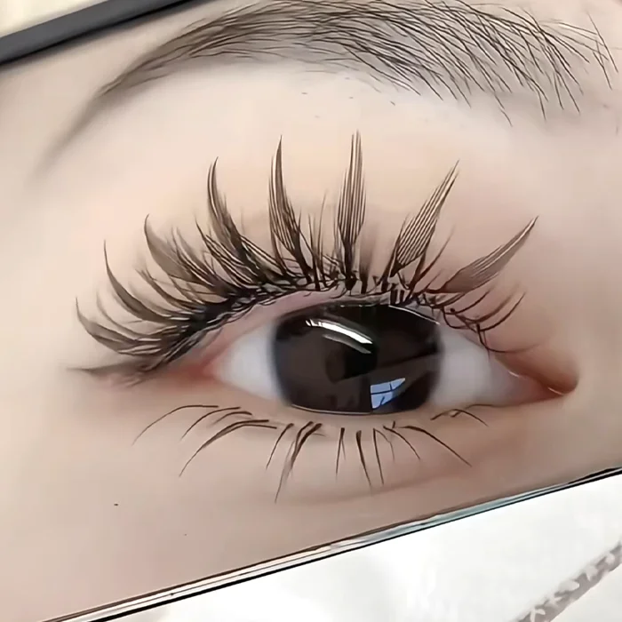 Flake Lashes Comic Tower Tip Eyelashes 8-15mm Comic Wing Lashes New ...