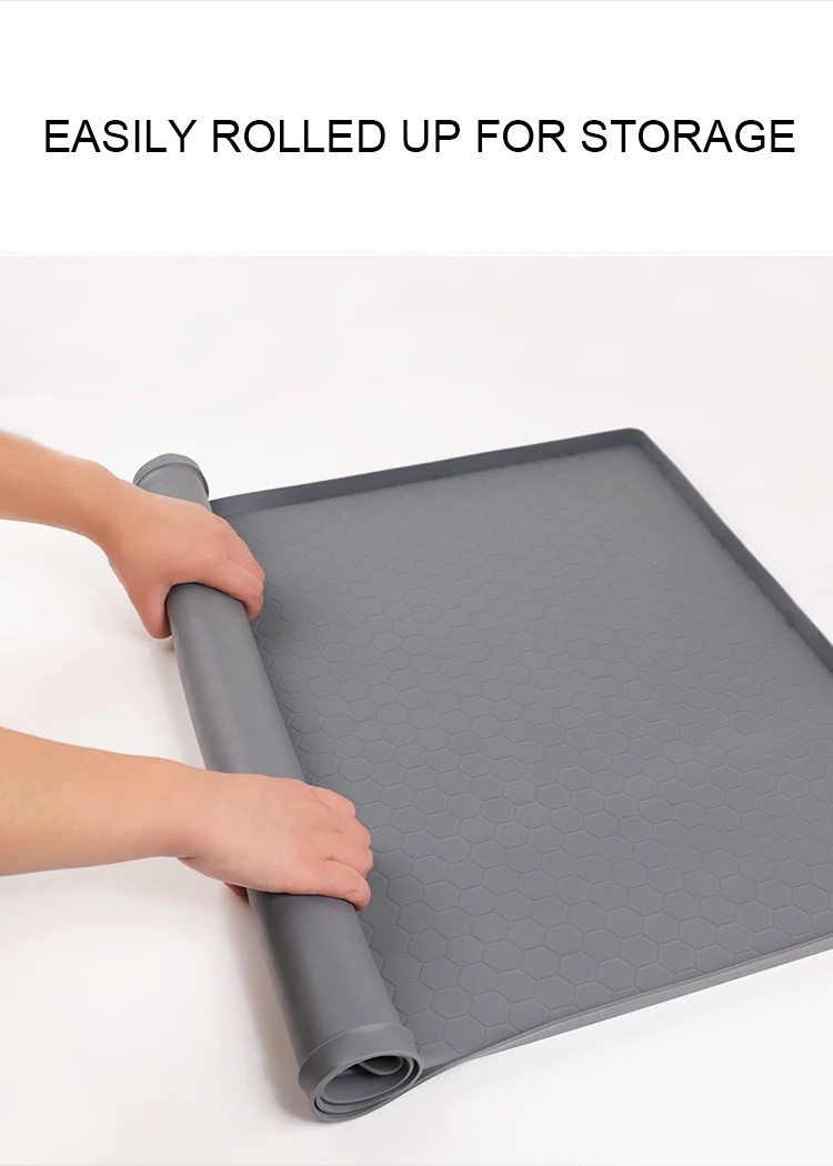 Large Premium Waterproof Silicone Drip Tray Liner Silicone Kitchen ...